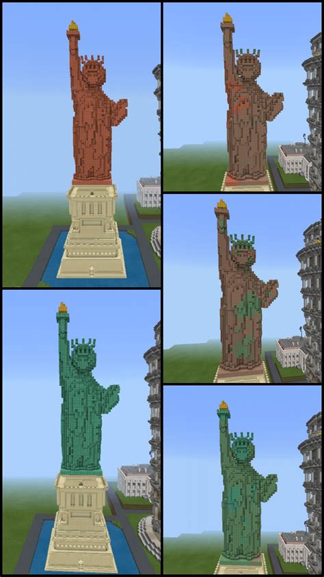 Image result for Mini Statue of Liberty Minecraft Tutorial