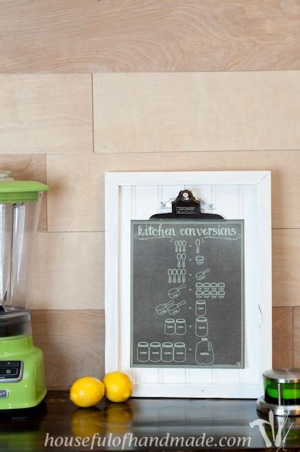 Printable Kitchen Conversion Chart • Crafting my Home