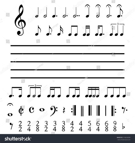 Image result for Musical Notes Numbers