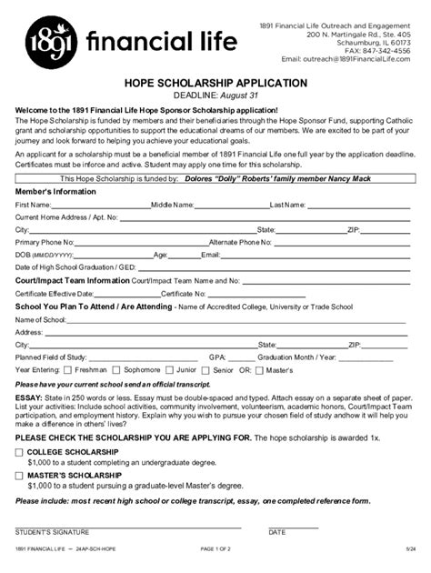 Image result for HOPE Scholarship Application Process