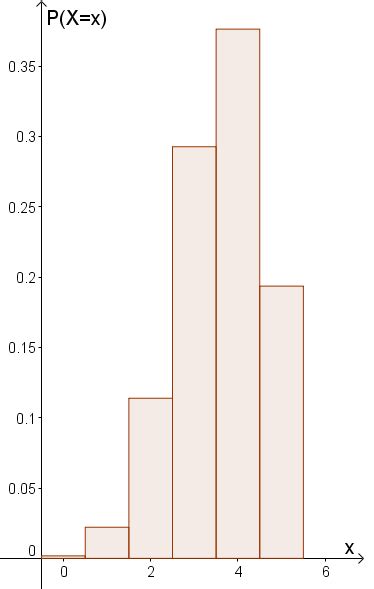 Image result for Binomial Distribution Histogram
