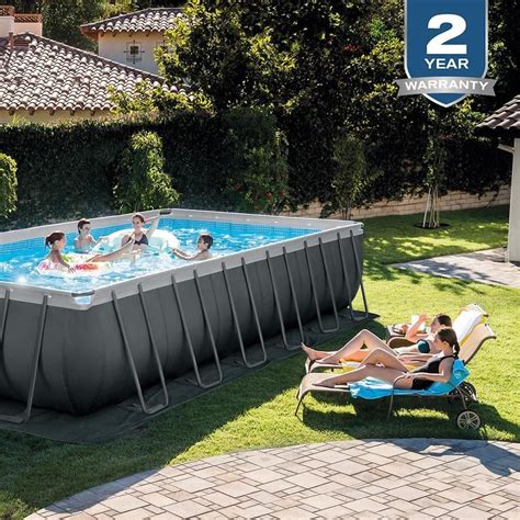 Image result for How to Setup a Intex Ultra XTR Rectangular Pool 12 X 24