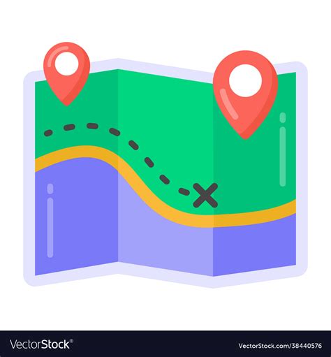 Map navigation Royalty Free Vector Image - VectorStock