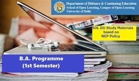 Image result for BA Programme Study Material