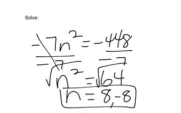 Square Root Equations #2 | Educreations