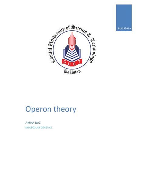 Image result for Operon Theory