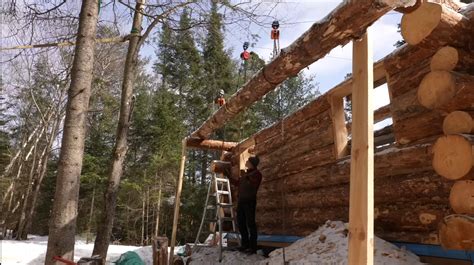 Image result for Off-Grid Log Cabin Build