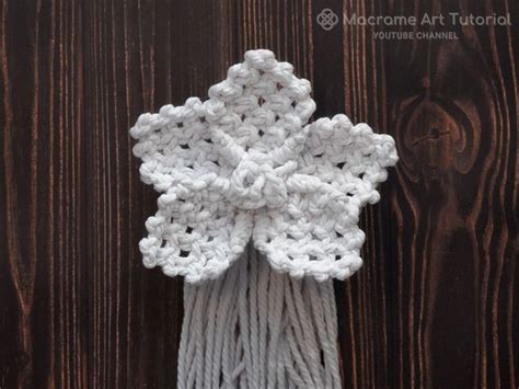 Image result for Macrame Flower Tutorial