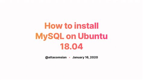 Image result for Install MySQL CLI Ubuntu
