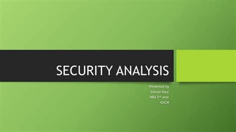Image result for Lectures On Security Analysis