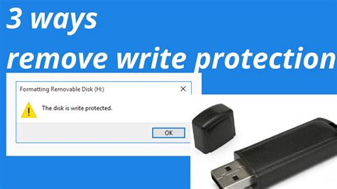 Image result for How to Remove Write Protection From USB