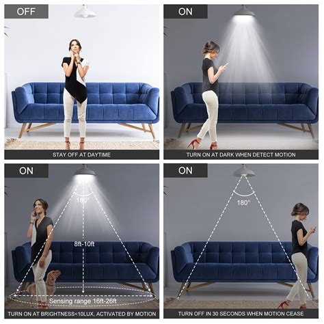 Snapklik.com : Motion Sensor Light Bulb,Motion Activated Light Bulb ...