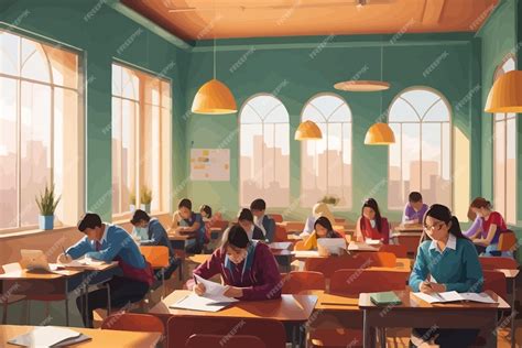 Image result for Exam Students Vector