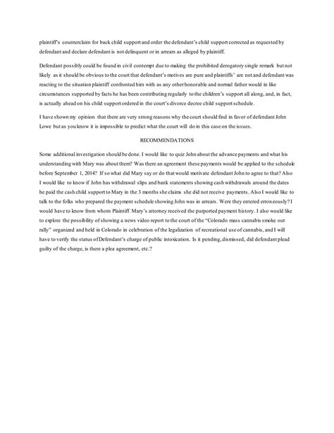 Image result for Memorandum of Law Example