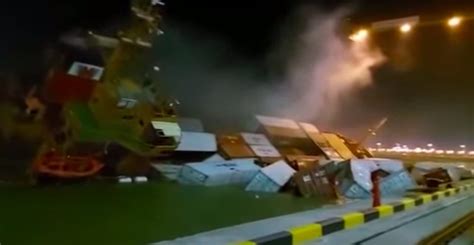 Image result for Container Ship Capsize