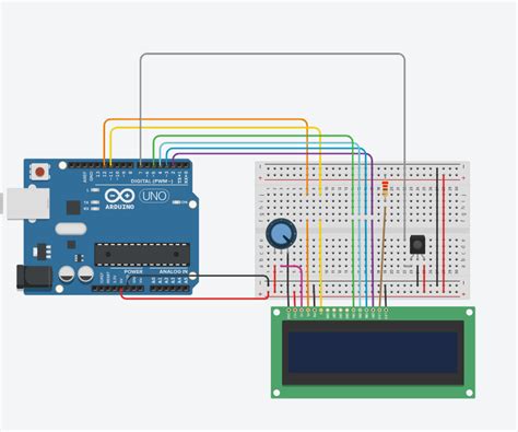Image result for Arduino IR Sensor LCD Screen Layout
