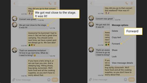 Image result for Forward Text Message Android