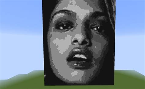 11,781 Blocks Pixel Art Minecraft Map