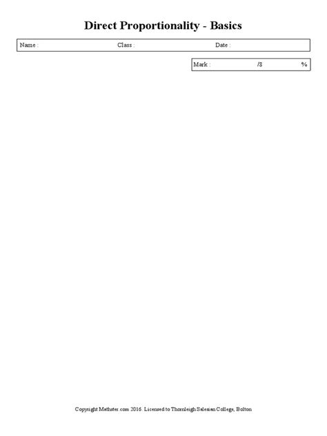 Image result for Direct Proportionality