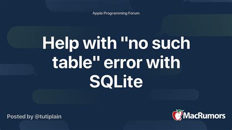 Image result for SQLite .Net C# Select Error SQL Logic Error No Such Table