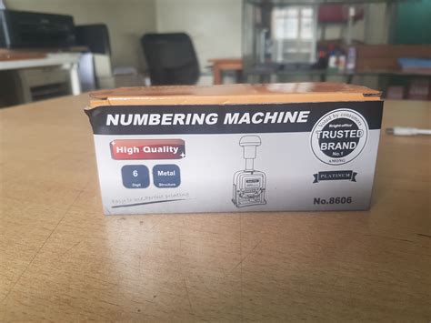 bright office automatic numbering machine stamp