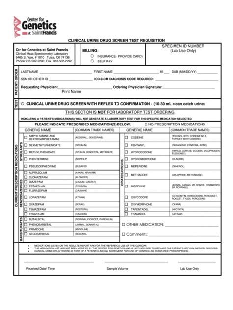 Image result for Blank Lab Requisition Form
