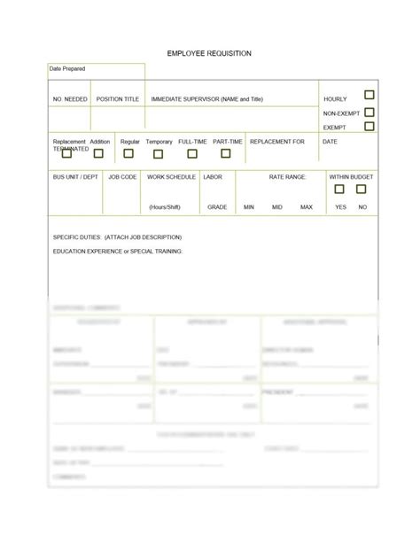 Image result for Work Requisition Form