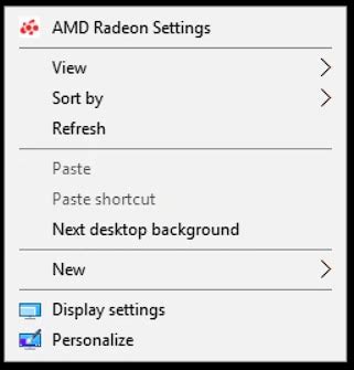 Image result for AMD Software Display Settings