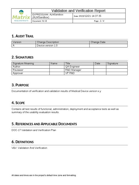 Image result for Validation Report