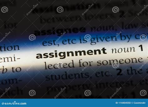 Image result for Definition Assignment