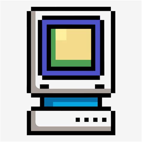 Image result for 8-Bit Computer Icon