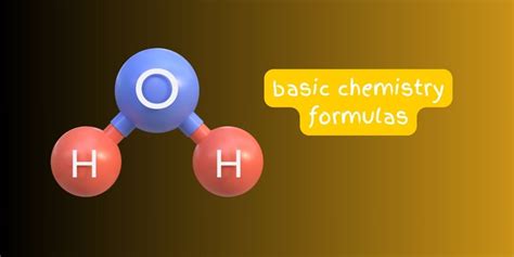 Image result for Basic Chemistry Formulas