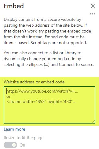 Image result for SharePoint Embed HTML