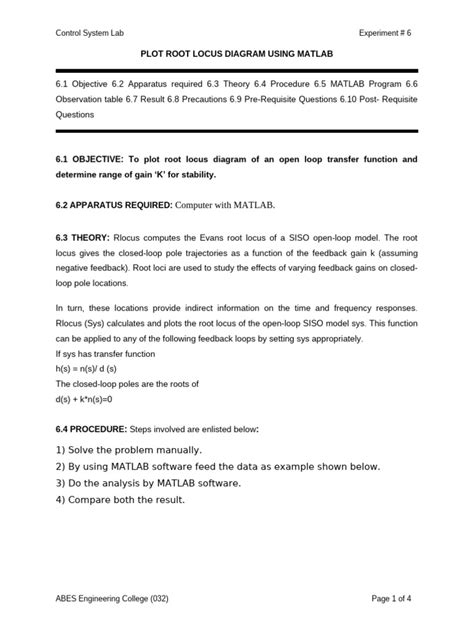 Image result for Root Locus On MATLAB