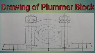 Image result for Plummer Block Machine Drawing