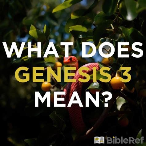 Image result for Genesis Chapter Three