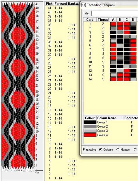 Image result for Card Weaving Patterns
