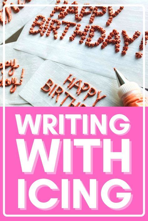 Image result for Writing Icing Recipe