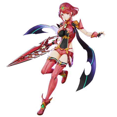 Image result for Pyra SmashBros Getting Hurt