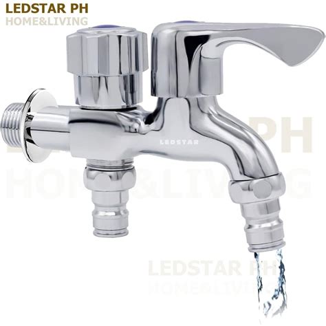 Image result for One Split into Two Washing Machine Tap