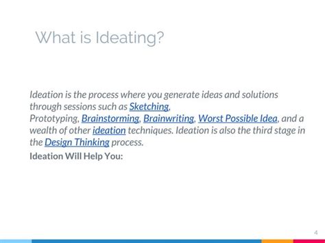 Image result for Ideation Methods InDesign Thinking
