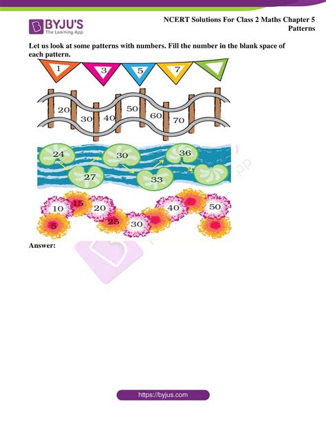Image result for Class 2 Maths Chapter Five Patterns
