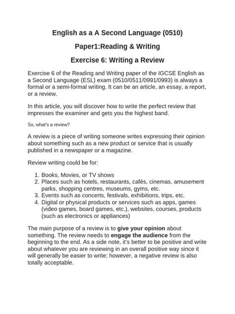 Image result for Review Writing
