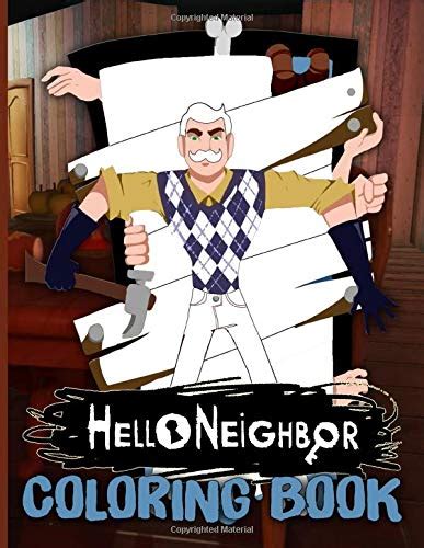 Image result for Hello Neighbor Coloring Book