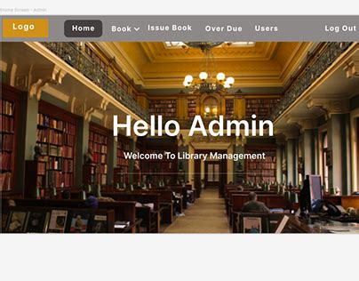 Image result for Library Management System Figma Design