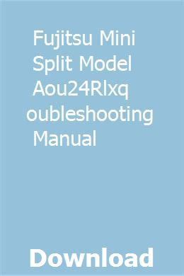 Image result for Program Remote Fujitsu Mini Split Model Aou18rlb