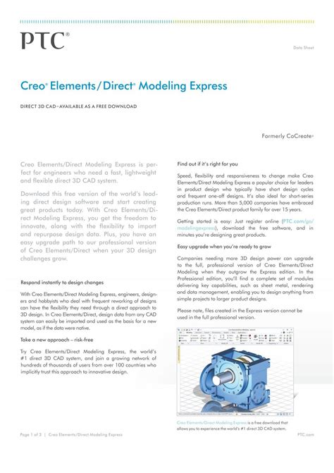 Image result for Creo Elements Direct Modeling 20.4