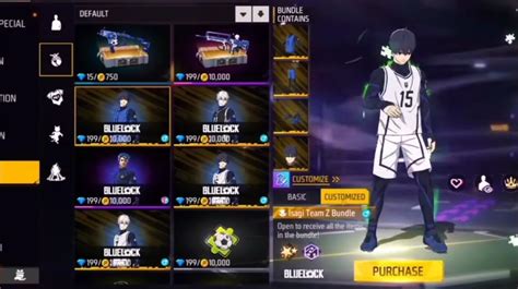 Image result for Free Fire Blue Lock