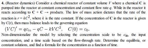 Image result for Reactor Diff EQ Problem