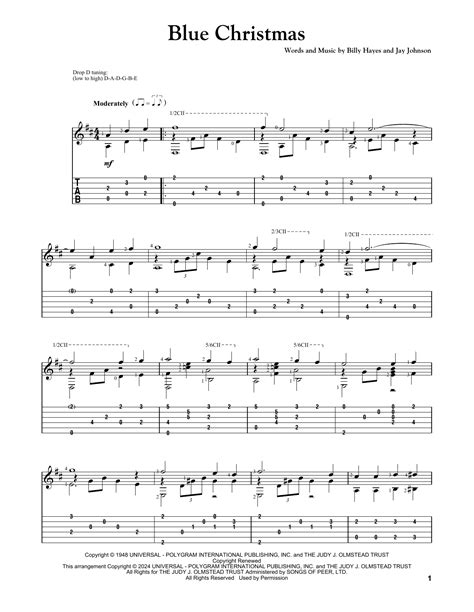 Image result for Blue Christmas Guitar Tutorial